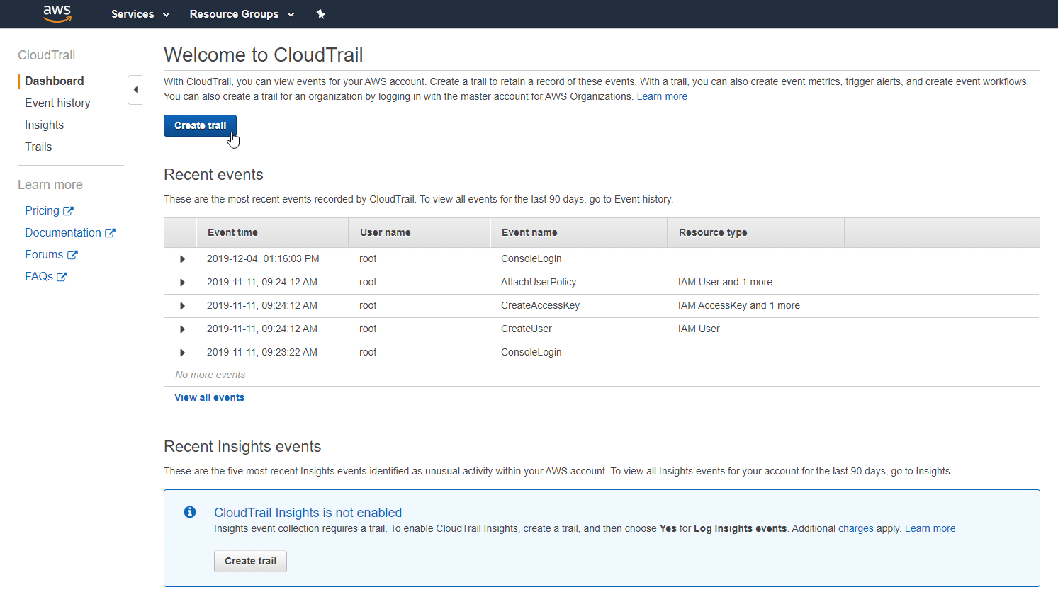 Ingesting Cloudtrail Logs with the Graylog AWS Plugin