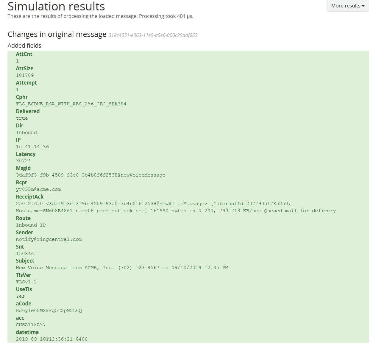 Key Value Parser Delivers Useful Information Fast